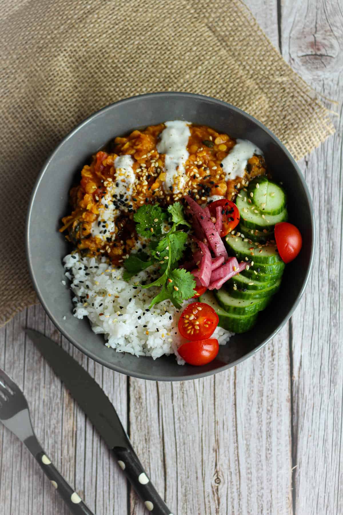 Creamy Vegan Red Lentil Dahl Recipe - Vegan & Gluten-Free Meals Under ...