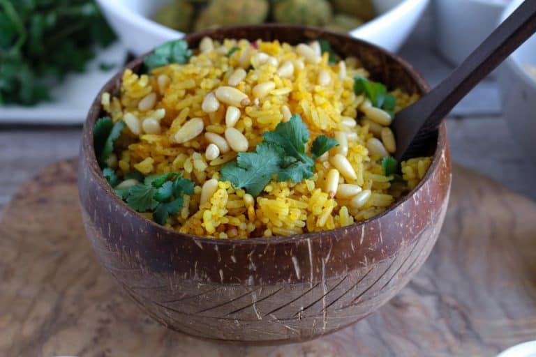 Easy Mediterranean Yellow Rice (Vegan) - Vegan & Gluten-Free Meals ...