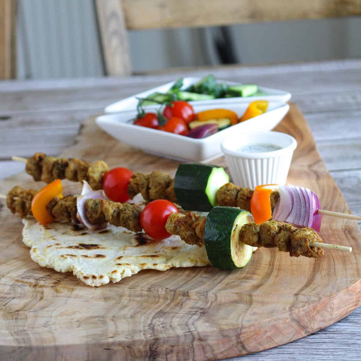 Gyro Pita Bread Recipe (Pocketless Pita) - Vegan & Gluten-Free Meals ...